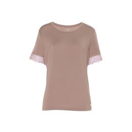JOOP! Sleepshirt ' Grace T-shirt ' Damen Gr&ouml;&szlig;e S beige / braun