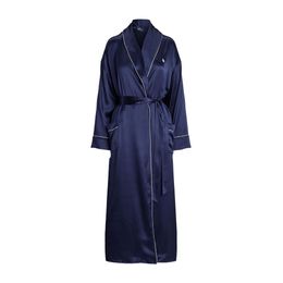 Polo Ralph Lauren Morgenmantel ' Heritage Silk ' Damen Gr&ouml;&szlig;e S navy