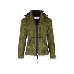 Thc Natural Line Strickjacke 'THC 720' Damen Gr&ouml;&szlig;e S gr&uuml;n