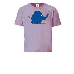 logoshirt T-Shirt 'Die Sendung mit der Maus - Elefant T&ouml;r&ouml;' Jungen Gr&ouml;&szlig;e 104 lila