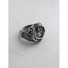 Reytel Ring 'SAINT RAPHAEL' Herren Gr&ouml;&szlig;e 56 silber