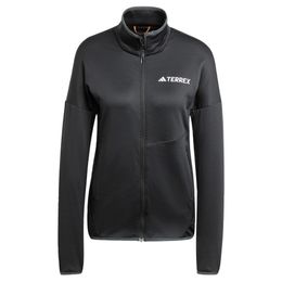 adidas terrex Funktionsfleecejacke 'Xperior' Damen Gr&ouml;&szlig;e XL/XXL schwarz / wei&szlig;