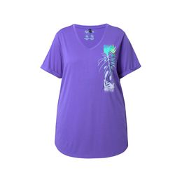 Ulla Popken Shirt Damen Gr&ouml;&szlig;e XXL/XXXL t&uuml;rkis / lila