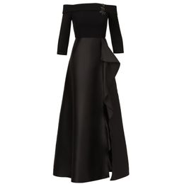 Adrianna Papell Abendkleid Damen Gr&ouml;&szlig;e 46 schwarz / silber Winterkleid