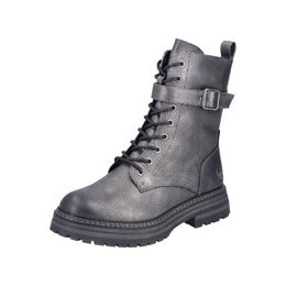 Rieker Stiefeletten '93024' Damen Gr&ouml;&szlig;e 40 silbergrau Winterschuhe