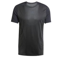 adidas Performance Funktionsshirt 'Airchill' Herren Gr&ouml;&szlig;e XL graumeliert / schwarz