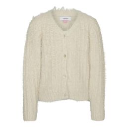 Vero Moda Girl Strickjacke 'LAPOILU' M&auml;dchen Gr&ouml;&szlig;e 134/140 grau