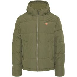 POLO SYLT Jacke Herren Gr&ouml;&szlig;e XL dunkelgr&uuml;n / hellorange