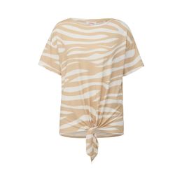 s.Oliver Shirt Damen Gr&ouml;&szlig;e S beige / wei&szlig;