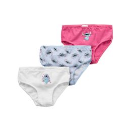 Disney Slip 'Stitch' M&auml;dchen Gr&ouml;&szlig;e 98/104 blau / hellblau / pink / wei&szlig;