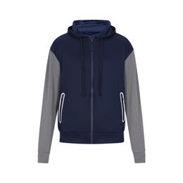 TUFFSKULL Sweatjacke Herren Gr&ouml;&szlig;e XXL marine / graumeliert