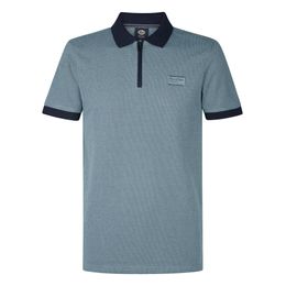 PETROL INDUSTRIES Poloshirt 'Keyline' Herren Gr&ouml;&szlig;e XXXL navy / taubenblau