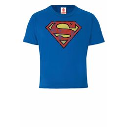 logoshirt T-Shirt 'DC Comics &ndash; Superman' Jungen Gr&ouml;&szlig;e 128 blau