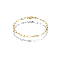Elli Armband Damen Gr&ouml;&szlig;e 20 gold / silber