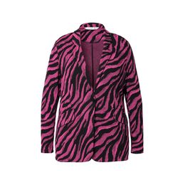 MIAMODA Blazer Damen Gr&ouml;&szlig;e 54 pink / schwarz