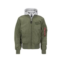 Alpha Industries Bomberjacke Herren Gr&ouml;&szlig;e XL gr&uuml;n