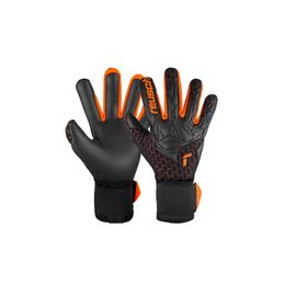 Reusch Torwarthandschuhe 'Attrakt Gold X Airvent' Herren Gr&ouml;&szlig;e S/M orange / schwarz