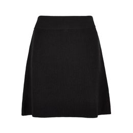Apricot Ribbed Knit Mini Skirt ' ' Damen Gr&ouml;&szlig;e 44 schwarz
