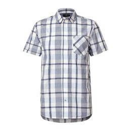 Street One Men Hemd Herren Gr&ouml;&szlig;e M marine / hellblau / wei&szlig;