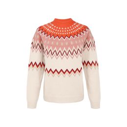 s.Oliver Pullover Damen Gr&ouml;&szlig;e M/L orange / rot / wei&szlig;