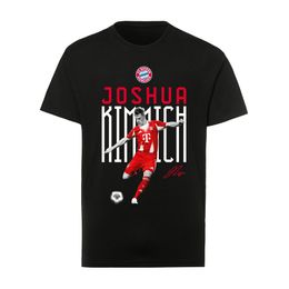 FC Bayern M&uuml;nchen Fc Bayern M&uuml;nchen T-Shirt Kimmich Herren Gr&ouml;&szlig;e L rot / schwarz / wei&szlig;