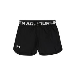 Under Armour Sporthose 'Play Up' M&auml;dchen Gr&ouml;&szlig;e 128/134 schwarz / wei&szlig;
