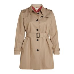 Tommy Hilfiger Curve Mantel 'Heritage' Damen Gr&ouml;&szlig;e XXXL hellbeige