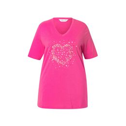 MIAMODA Oversizeshirt Damen Gr&ouml;&szlig;e 7XL puder / eosin / pastellpink / hellpink