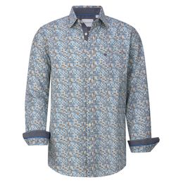 Babista Hemd 'Orlan' Herren Gr&ouml;&szlig;e XXXL beige / hellblau / braun / grau