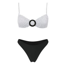 C&city Bikini Damen Gr&ouml;&szlig;e M schwarz / wei&szlig;