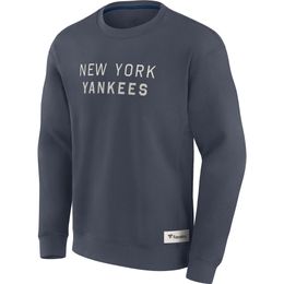 Fanatics Sweatshirt 'New York Yankees' Herren Gr&ouml;&szlig;e XXL beige / taubenblau
