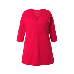 Ulla Popken Shirt Damen Gr&ouml;&szlig;e 5XL/6XL cranberry