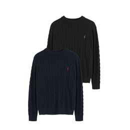 Polo Club Pullover Herren Gr&ouml;&szlig;e S navy / schwarz