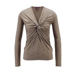 Madeleine Mode Madeleine Shirt Damen Gr&ouml;&szlig;e S taupe