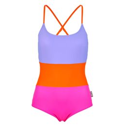 Beco The World Of Aquasports Badeanzug 'Colour Block' Damen Gr&ouml;&szlig;e XS lila / mischfarben