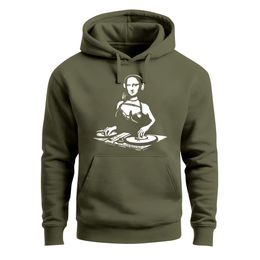 Neverless Sweatshirt 'Mona Lisa DJ' Herren Gr&ouml;&szlig;e XS gr&uuml;n