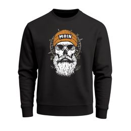 Neverless Sweatshirt 'Skull Moin' Herren Gr&ouml;&szlig;e L schwarz