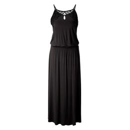 Aniston Casual Kleid Damen Gr&ouml;&szlig;e 46 schwarz Winterkleid