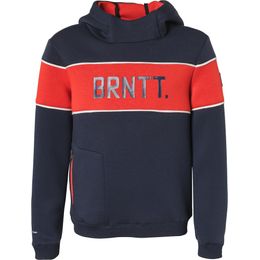 Brunotti Sweatshirt 'Buzzard' Jungen Gr&ouml;&szlig;e 140 nachtblau / hellrot / wei&szlig;