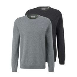 s.Oliver Pullover 'Basic' Herren Gr&ouml;&szlig;e L graumeliert