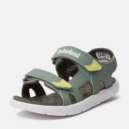Timberland Sandale Jungen Gr&ouml;&szlig;e 32 gelb / hellgr&uuml;n / wei&szlig;