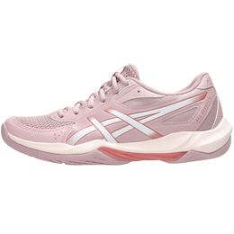 asics Sportschuh 'Gel-Rocket 12' Damen Gr&ouml;&szlig;e 43.5 rosa / wei&szlig;