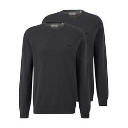 s.Oliver Pullover 'Basic' Herren Gr&ouml;&szlig;e XXL dunkelgrau