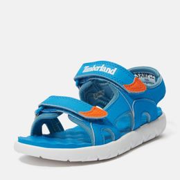 Timberland Sandale 'Perkins' Jungen Gr&ouml;&szlig;e 31 blau / orange / wei&szlig;