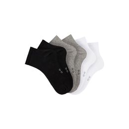 Bench Socken Herren Gr&ouml;&szlig;e 43/46 graumeliert / schwarz / wei&szlig;