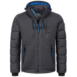 Geographical Norway Jacke Herren Gr&ouml;&szlig;e XXL blau / dunkelgrau / schwarz