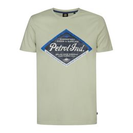 PETROL INDUSTRIES T-Shirt 'Bluefin' Herren Gr&ouml;&szlig;e XXXL blau / pastellgr&uuml;n / schwarz / wei&szlig;