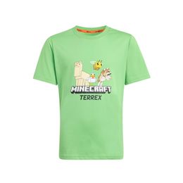 adidas terrex Funktionsshirt 'Minecraft' Jungen Gr&ouml;&szlig;e 128 gelb / hellgr&uuml;n / schwarz / wei&szlig;