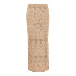 Apricot Pointelle Knit Maxi Skirt ' ' Damen Gr&ouml;&szlig;e 44 stone