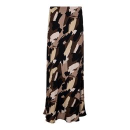 Apricot Brushstroke Bias Maxi Skirt ' ' Damen Gr&ouml;&szlig;e 42 braun